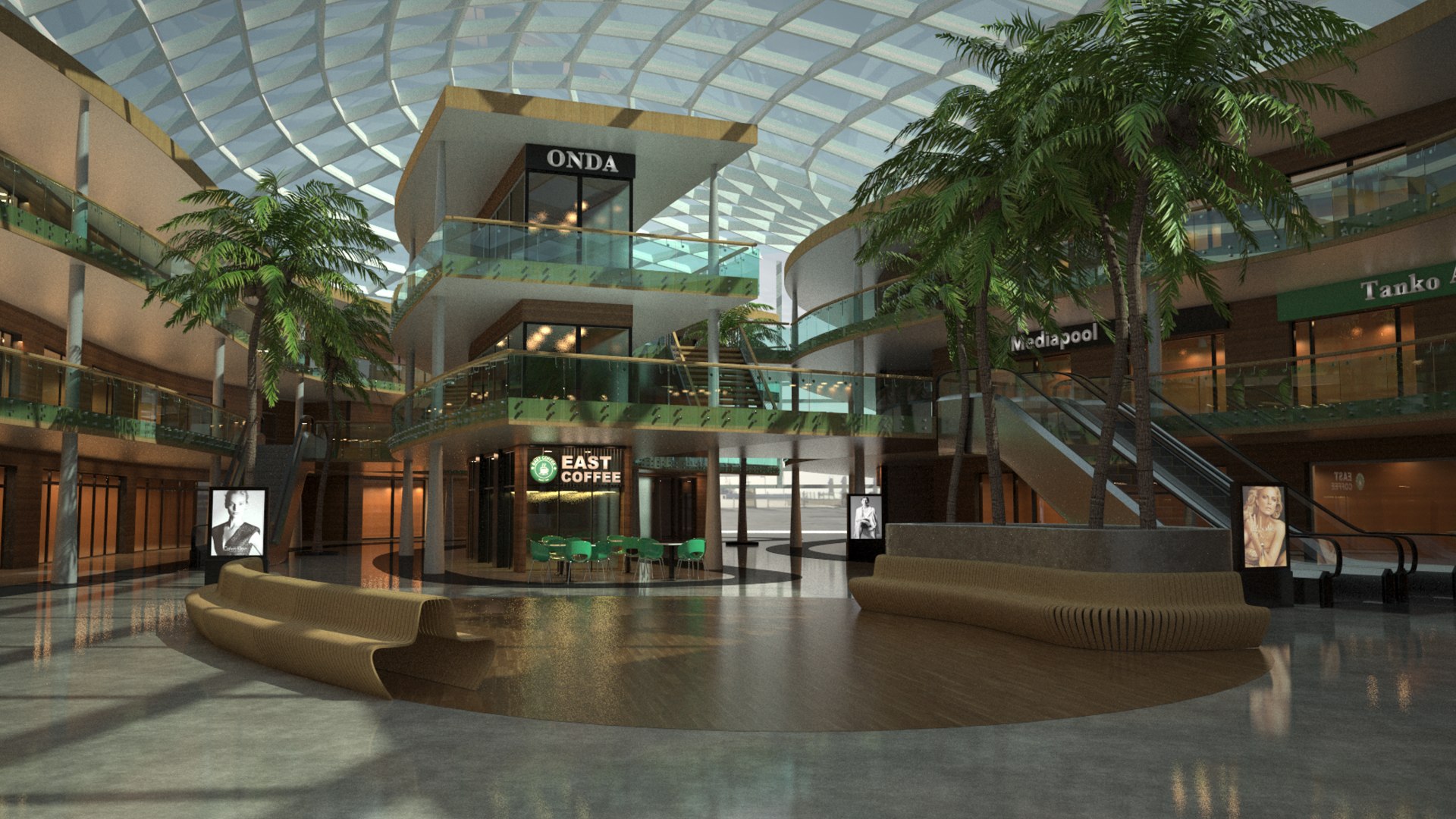 Mall Shopping Center 3D